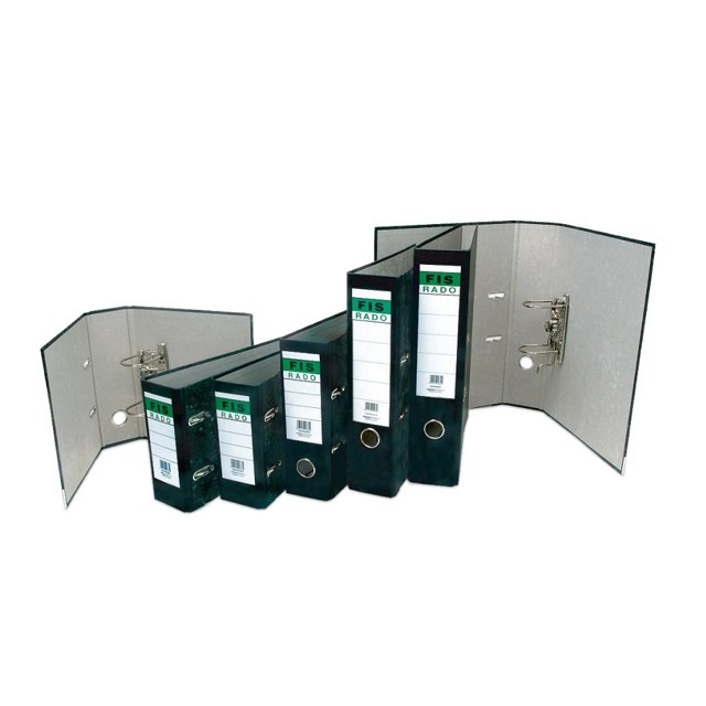 Buy FIS Rado Lever Arch Box File A3 Oblong Broad 8cm (3inch) Fixed Grey ...