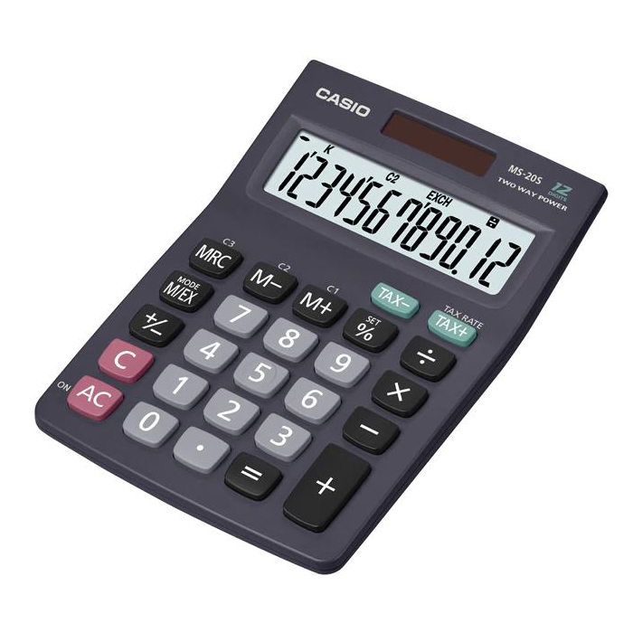 Buy Casio MS-20S 12-Digit Calculator Online @ AED42 from Bayzon