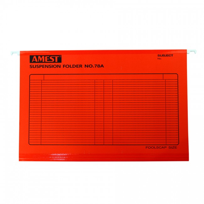 Buy Amest 78A Hanging File FS - Red (pkt/50pcs) Online @ AED88 from Bayzon