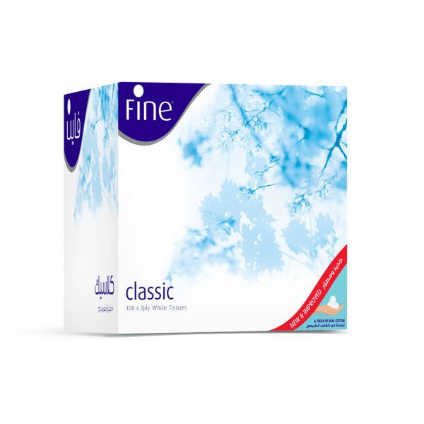 Buy Fine Cubic Facial Tissue 100 x 2 ply (pc) Online @ AED3 from Bayzon