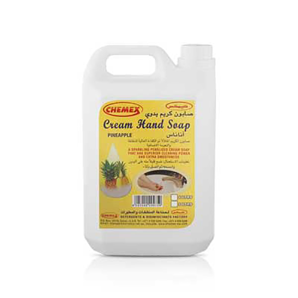 Buy Chemex Liquid Hand Soap 5L - Pineapple (pc) Online @ AED18 from Bayzon
