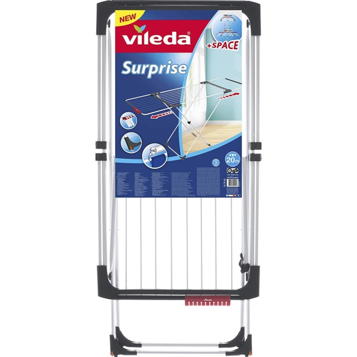 Buy Vileda Surprise Aluminum Extendable X-Leg Indoor Cloth Dryer ...