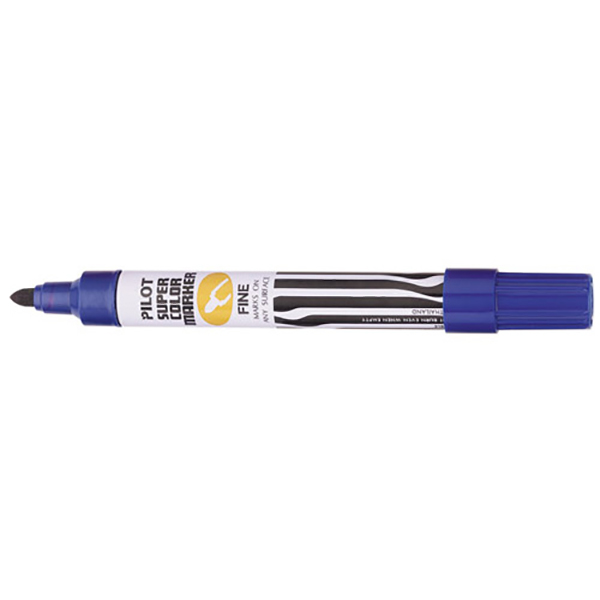 Buy Pilot SC-F Fine Permanent Marker - Blue (box/12pcs) Online @ AED47 ...