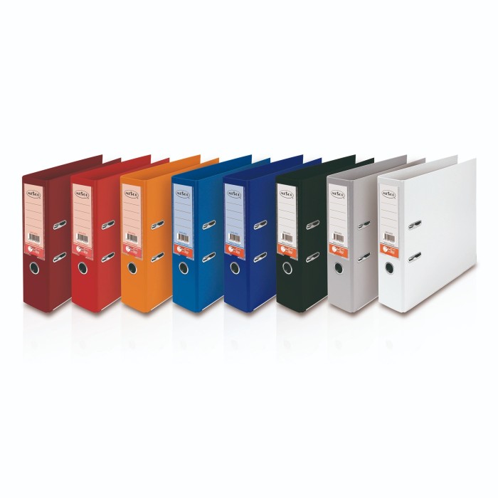 Buy Mesco MES-2002 Colored PVC Lever Arch Box File A4 Broad 8cm (3inch ...