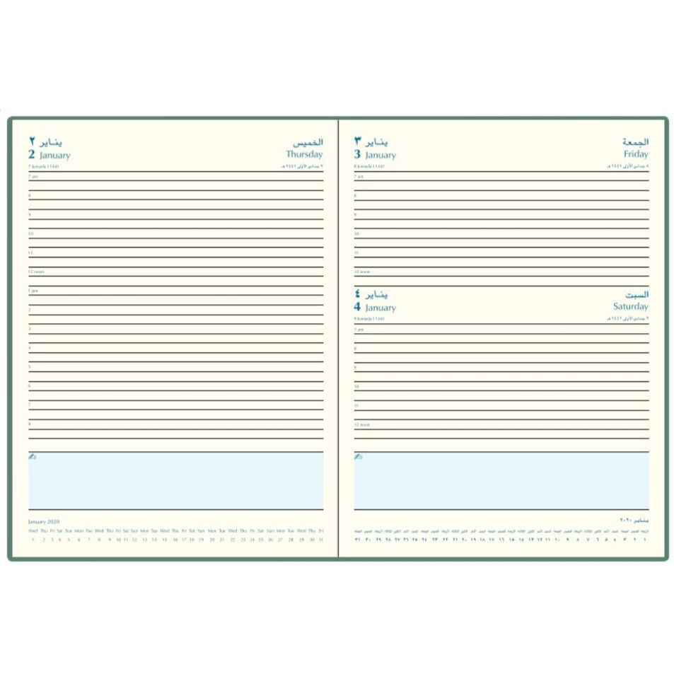 Buy FIS 48AEP 2020 A4 Diary 1-Day A Page Friday & Saturday Combined A4 ...
