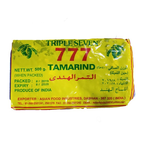 Buy 777 Tamarind 500g Online @ AED6.25 from Bayzon