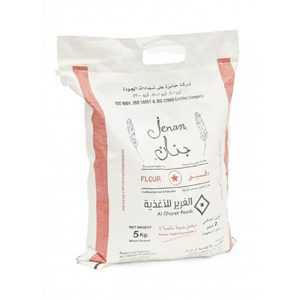 Buy Jenan Flour No. 1 - 5kg Online @ AED16.01 from Bayzon