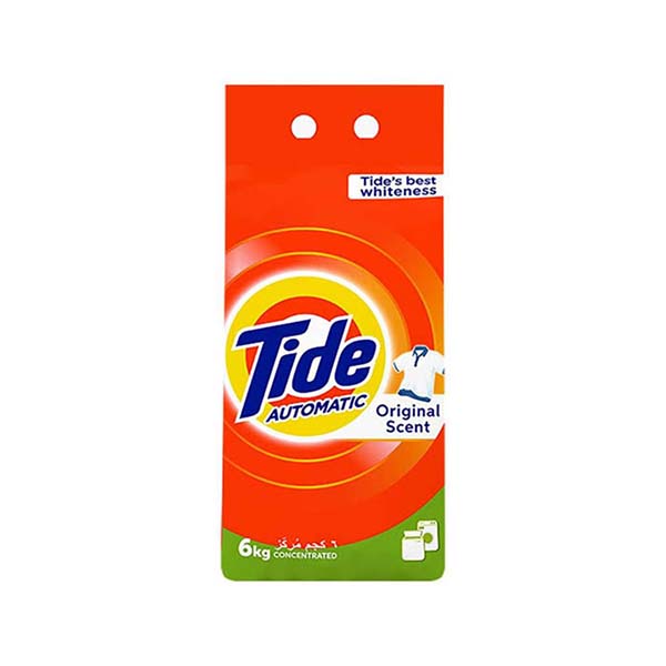 Buy Tide Automatic Original Scent Detergent Powder - 6Kg Online @ AED62 ...