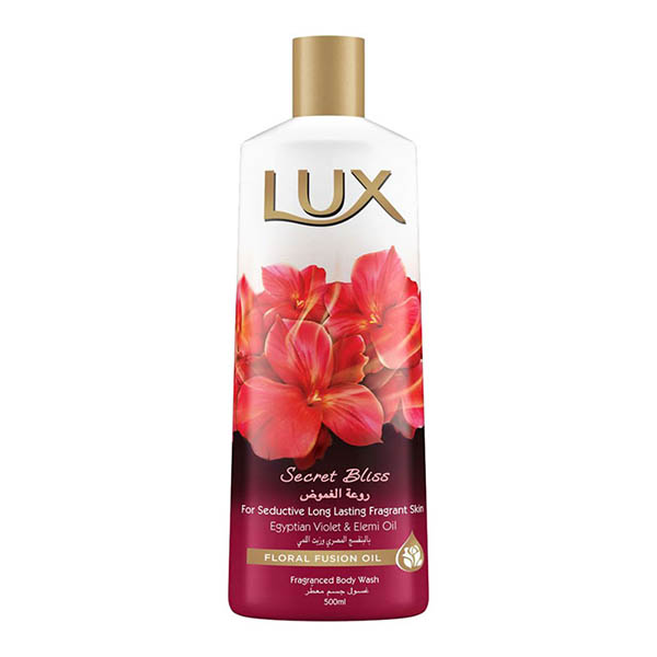 Buy Lux Floral Fusion Oil Fragranced Body Wash Secret Bliss - 500ml ...