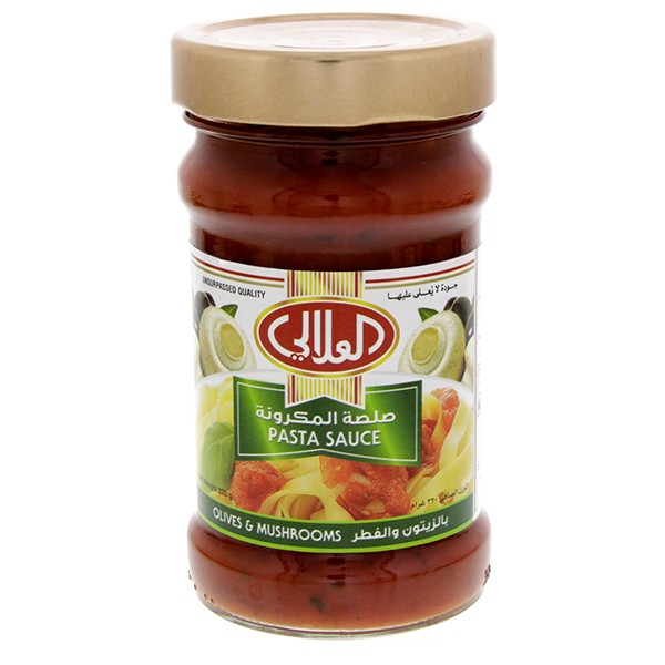 Buy Al Alali Pasta Sauce Olives & Mushrooms - 320gm Online @ AED7.09 ...
