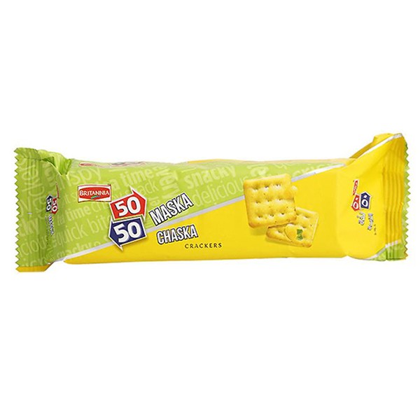 Buy Britannia 50-50 Maska Chaska - 71gm Online @ AED1.5 from Bayzon