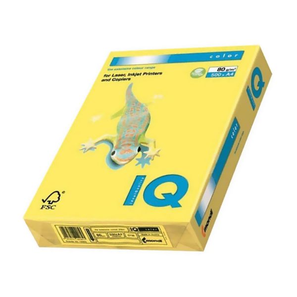 Buy Mondi IQ Colour Paper 80gsm - Yellow (Ream/500s) Online @ AED46 ...