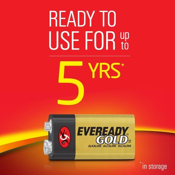 Buy Eveready Gold A522 9V Alkaline Battery (box/12pkt) Online @ AED100 ...