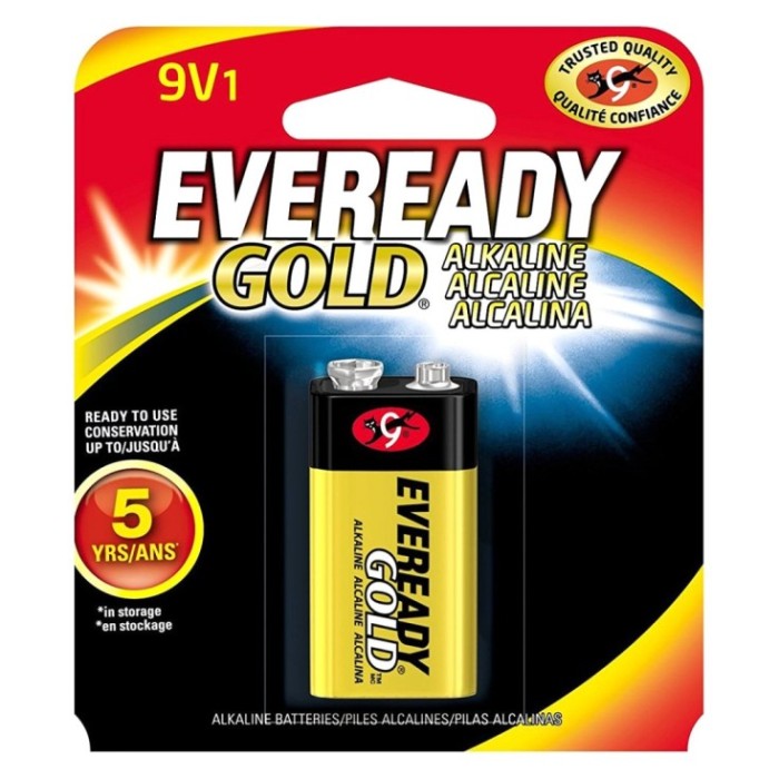 Buy Eveready Gold A522 9V Alkaline Battery (pc) Online @ AED8.75 from ...