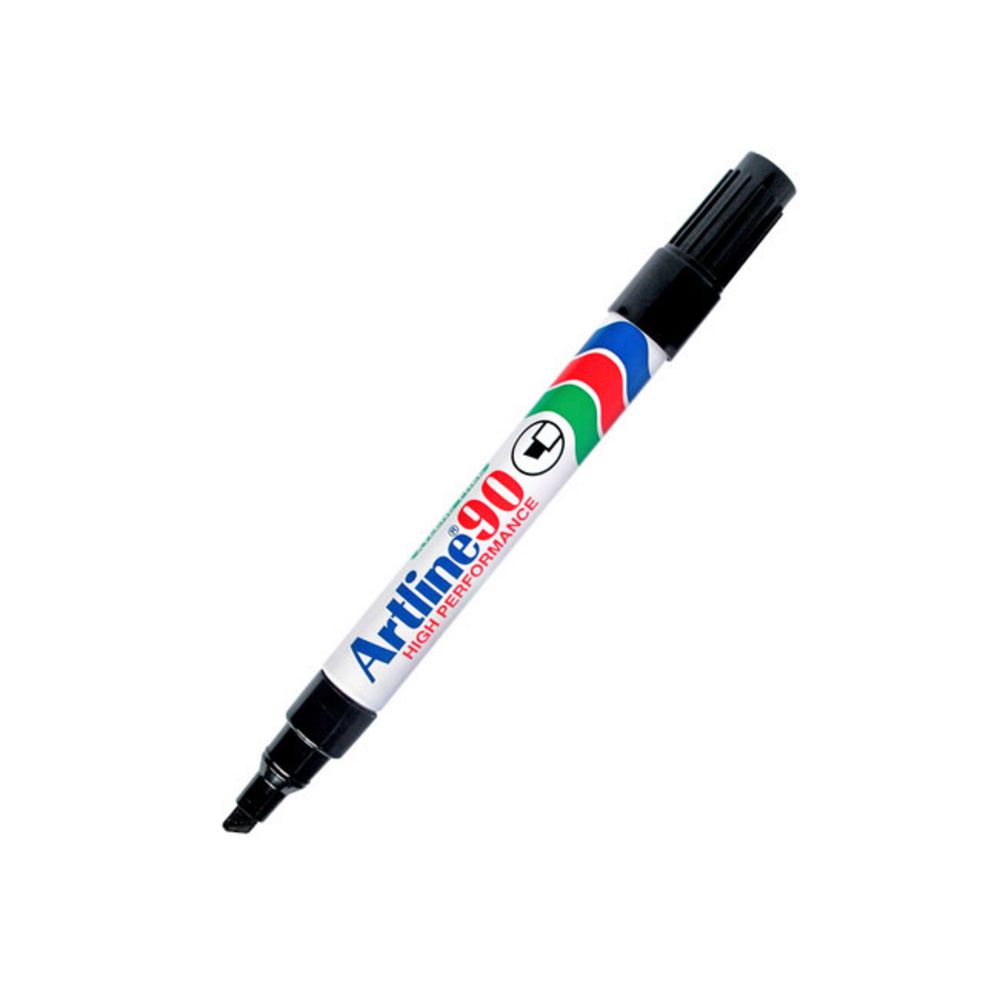 Buy Artline 90 Broad Permanent Marker - Black (pkt/12pcs) Online ...
