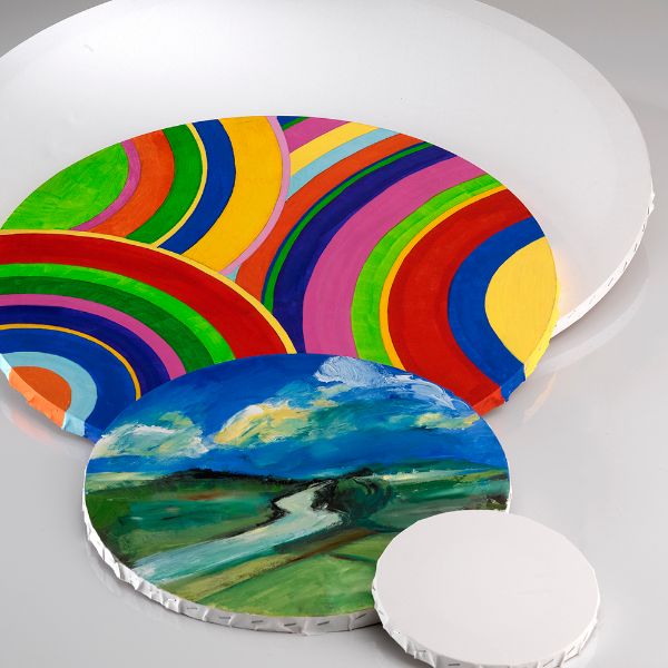 Buy Specialist Crafts Stretched Round Canvas 400mm Diameter Online ...