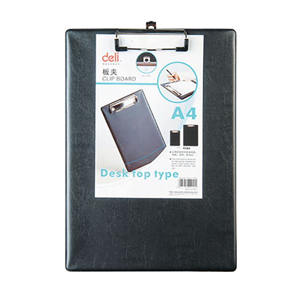 Buy Deli 9244 Clip Board - Black (pc) Online @ AED6.3 from Bayzon