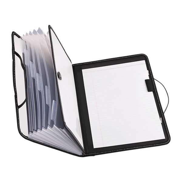 Buy Deli E5860 Elastic A4 Expanding File with Writing Pad - Grey (pc ...
