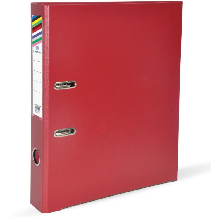 Buy FIS PP Lever Arch Box File A4 Narrow 4cm (1.5inch) Unfix Maroon ...