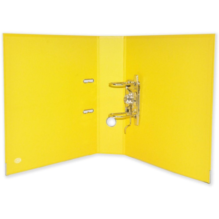 Buy FIS PP Lever Arch Box File A4 Broad 8cm (3inch) Unfix Yellow ...