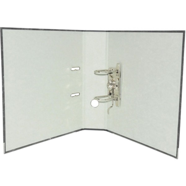 Buy FIS Rado Lever Arch Box File A4 Broad 8cm (3inch) Fixed Grey Marble ...