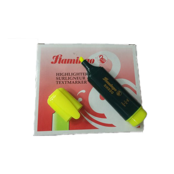 Buy Flamingo Highlighter - Yellow (pkt/10pcs) Online @ AED10 from Bayzon