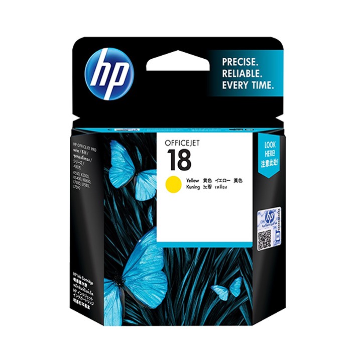 Buy HP 18 Original Ink Cartridge (C4939A) - Yellow Online @ AED59.85 ...