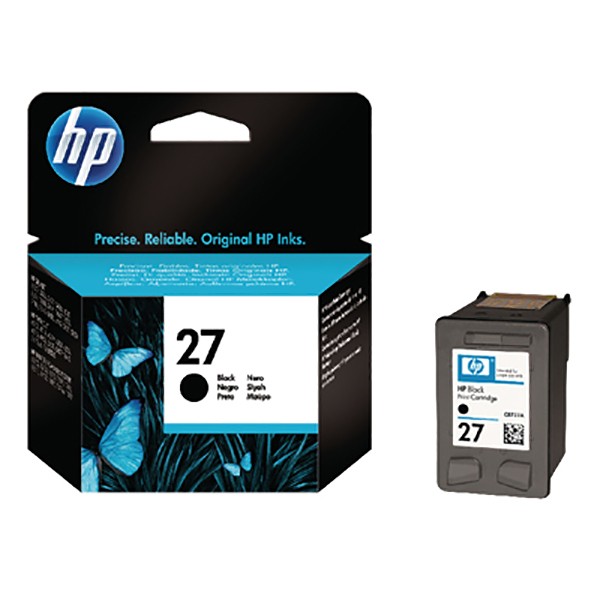 Buy HP 27 Ink Cartridge (C8727AE) - Black Online @ AED98.7 from Bayzon