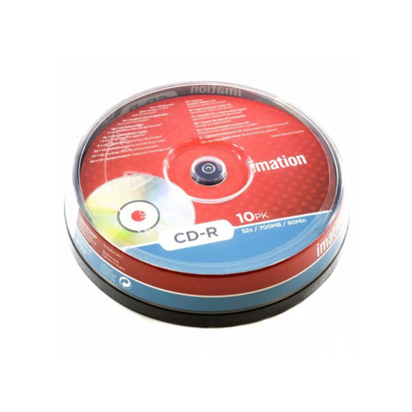 Buy Imation CD-R 52X Spindle Slimcase (Pkt/10pc) Online @ AED21.53 from ...