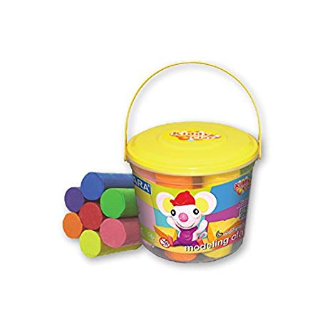 Buy Kiddy Clay Pack - Set of 7 Colors Modelling Clay with 4 Molds and ...