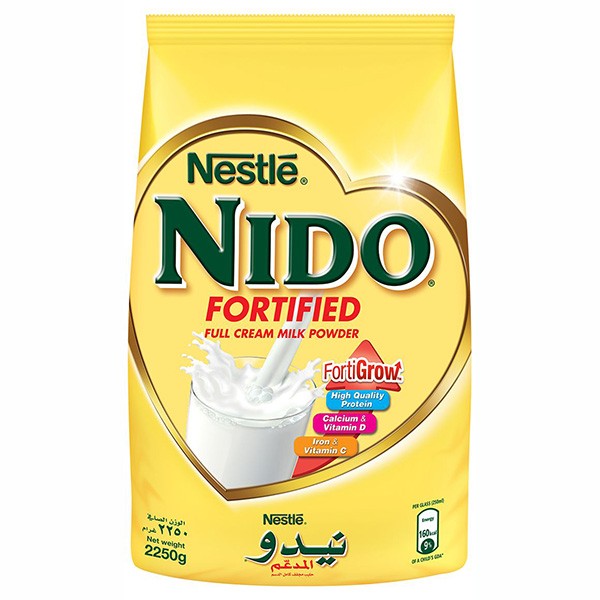 Buy Nestle Nido Fortified Milk Powder - 2250g (pc) Online @ AED88 from ...