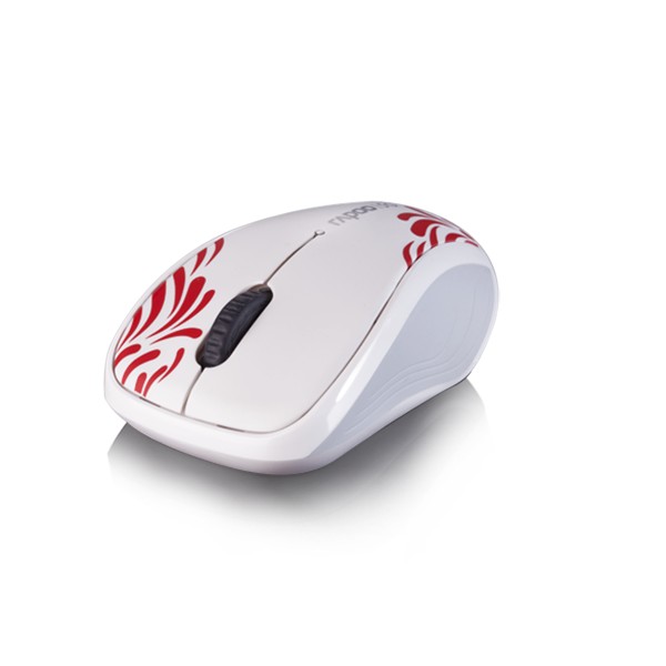 Buy Rapoo Mouse Wireless 5GHZ 3100P - Milky White Online @ AED70 from ...