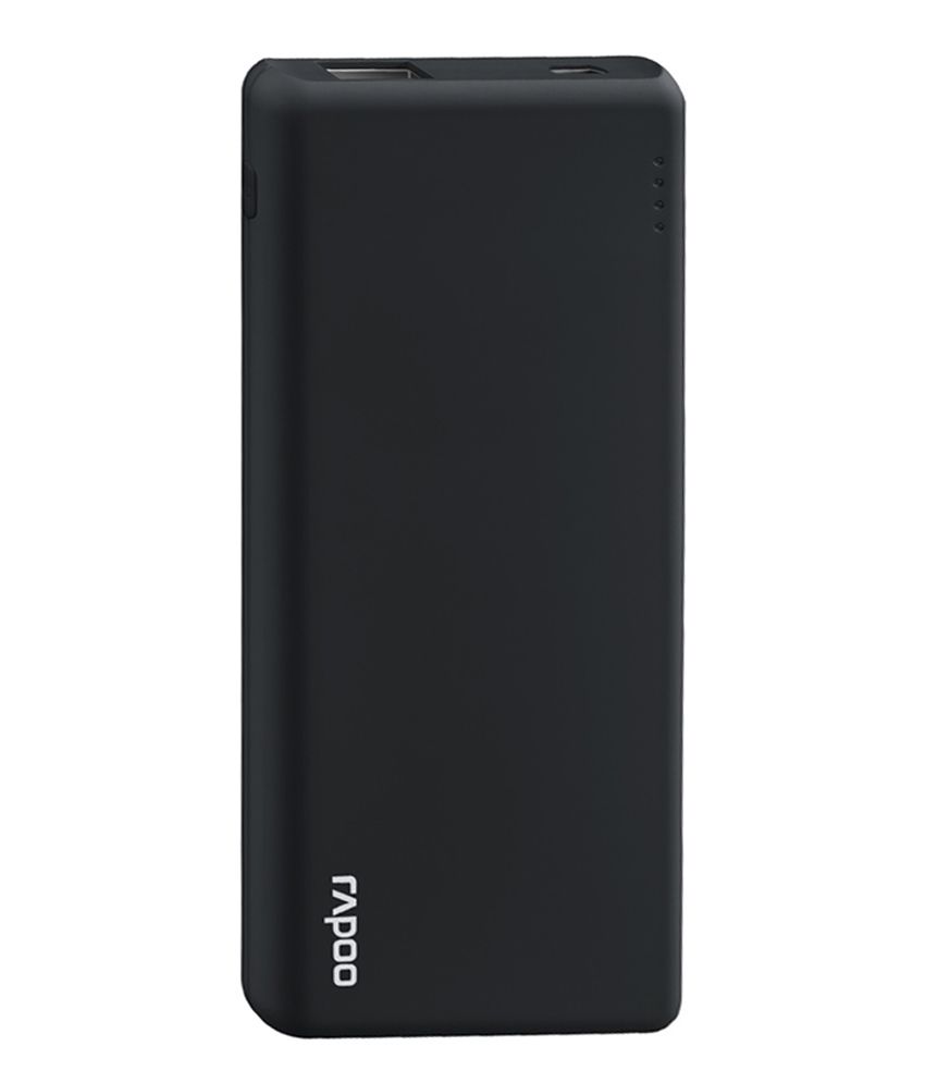 Buy Rapoo Powerbank P20 (5000MAH) - Black Online @ AED58 from Bayzon