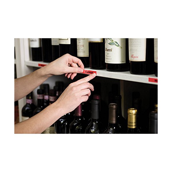 Buy Dymo S0720720 (40917) D1 Standard Tape 9mm x 7m - Black on Red (pc ...