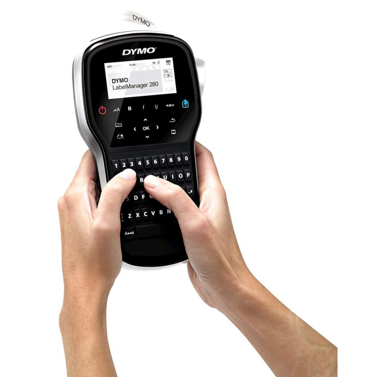 Buy Dymo S0968960 Label Manager 280 Handheld Label Maker with Qwerty ...