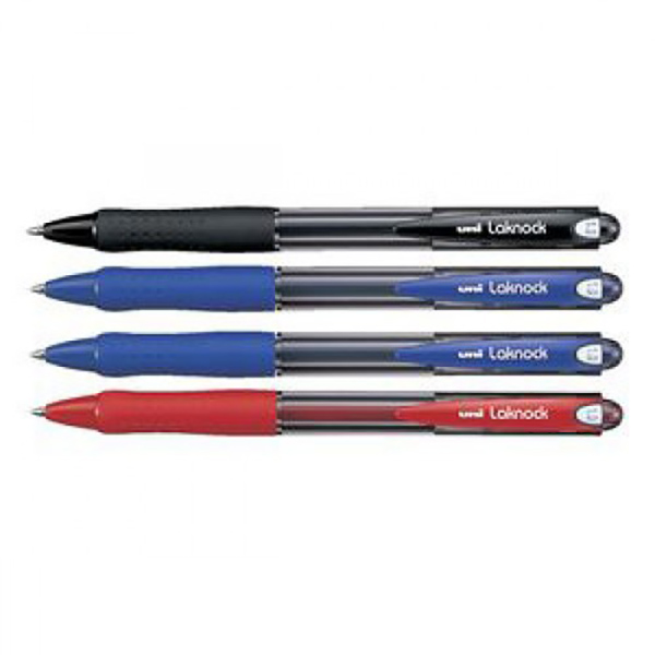 Buy Uniball SN100M Laknock Medium Retractable 1.0 mm Ballpoint Pen ...