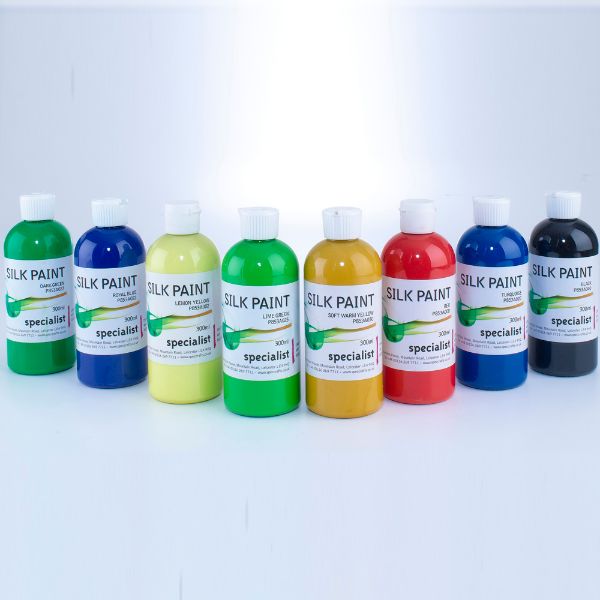 Buy Specialist Crafts Silk Paint Assorted Set of 8 x 300ml Online ...