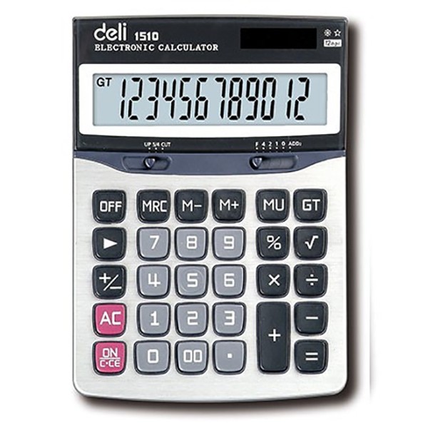Buy Deli Calculator (Grey) Online @ AED25.73 from Bayzon